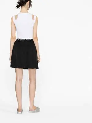 Calvin Klein Logo-waist Mini Skirt