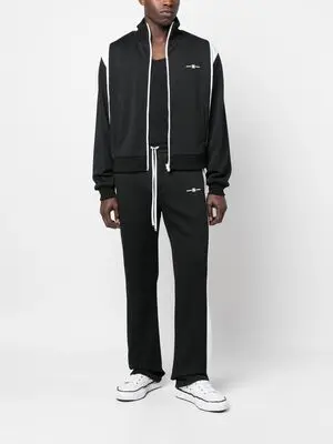 Amiri Logo-print Zip-up Sweatshirt