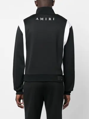 Amiri Logo-print Zip-up Sweatshirt