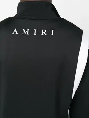 Amiri Logo-print Zip-up Sweatshirt