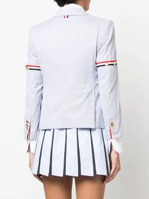 Thom Browne Vertical Stripe Single-breasted Blazer