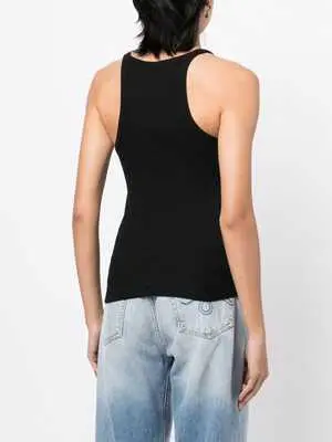 IRO PARIS Logo-print Tank Top - Black