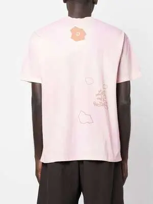 OBJECTS IV LIFE Graphic-print Distressed-effect T-shirt