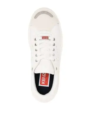 Kenzo Contrasting-toecap Low-top Sneakers - White