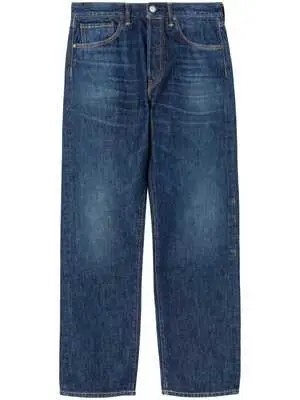 RE/DONE Mid-rise Straight-leg Jeans - Blue
