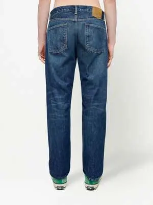 RE/DONE Mid-rise Straight-leg Jeans