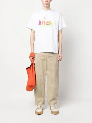 Aries Logo-print Detail T-shirt