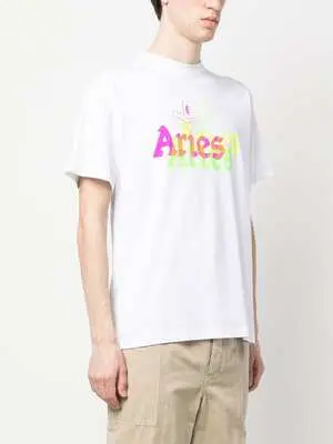 Aries Logo-print Detail T-shirt