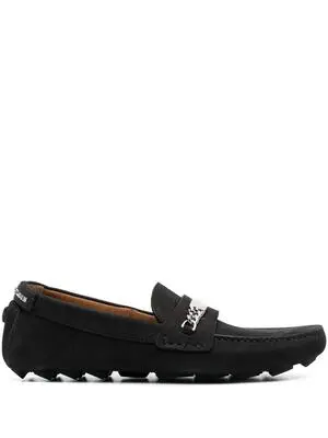 Philipp Plein Logo-plaque Leather Loafers