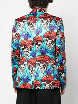 Philipp Plein Skull-print Blazer