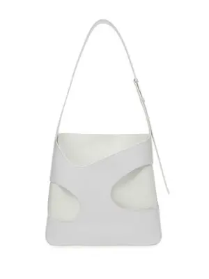 FERRAGAMO Textured Leather Shoulder Bag