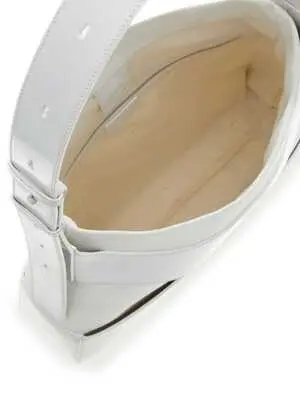 FERRAGAMO Textured Leather Shoulder Bag