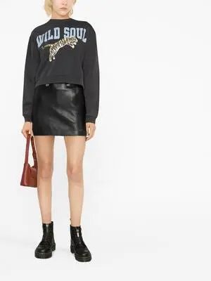 Maje Button-detail Mini Skirt