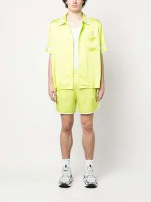 BLUE SKY INN Contrasting-sides Track Shorts