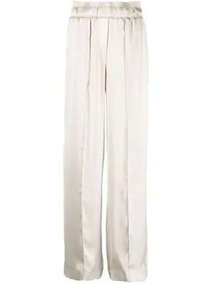 Brunello Cucinelli Elasticated-waistband Trousers - Neutrals
