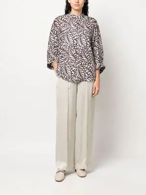 Brunello Cucinelli Elasticated-waistband Trousers - Neutrals