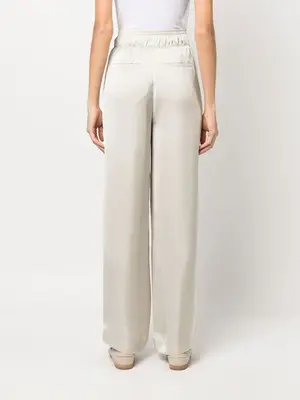 Brunello Cucinelli Elasticated-waistband Trousers - Neutrals