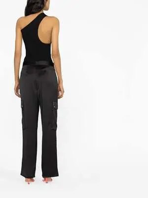 Maje Satin Cargo Trousers