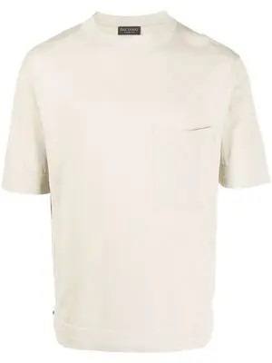 DELL'OGLIO Chest-pocket Plain T-shirt