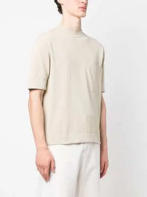 DELL'OGLIO Chest-pocket Plain T-shirt