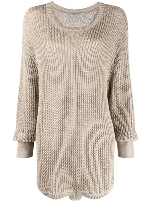 Stella McCartney Fisherman's Knit Jumper - Brown