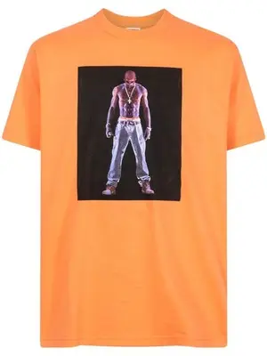Supreme Tupac Hologra Graphic-print T-shirt