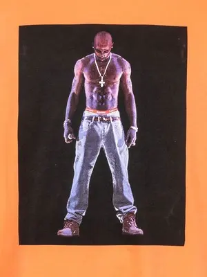Supreme Tupac Hologra Graphic-print T-shirt