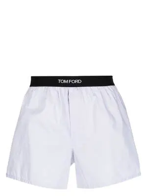 TOM FORD Logo-waistband Boxers - Neutrals
