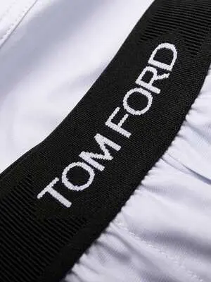 TOM FORD Logo-waistband Boxers - Neutrals