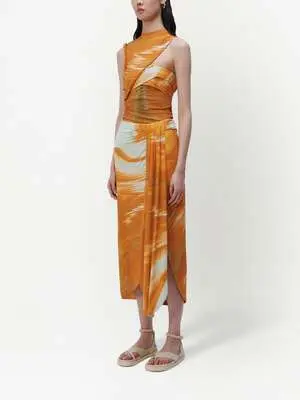 Simkhai Terra Marble-print Top