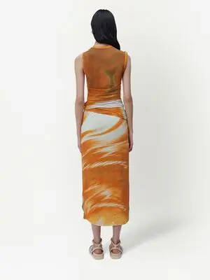 Simkhai Terra Marble-print Top