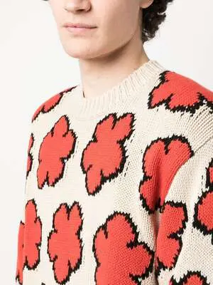 Kenzo Boke Flower Cotton Jumper - Neutrals