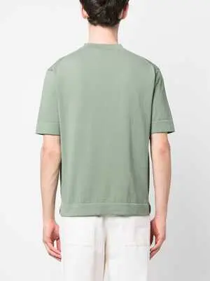 DELL'OGLIO Crew-neck Cotton T-shirt