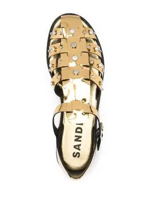 Sandro Stud-detail Caged Sandals