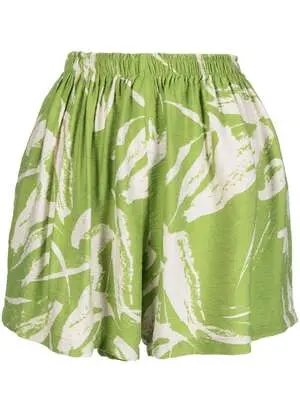 BAMBAH Linden Leaf-print Shorts