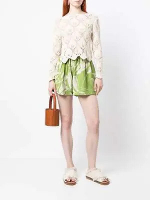 BAMBAH Linden Leaf-print Shorts