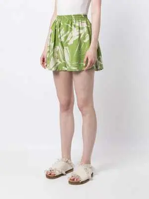 BAMBAH Linden Leaf-print Shorts