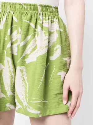 BAMBAH Linden Leaf-print Shorts