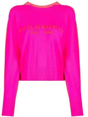 Philosophy Di Lorenzo Serafini Crew Neck Jumper - Pink