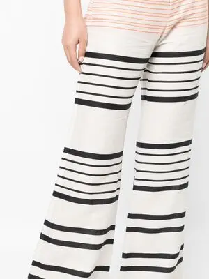 BAMBAH High-rise Striped Trousers