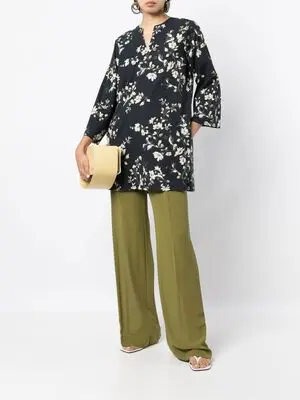 BAMBAH Floral-print Cotton-blend Tunic