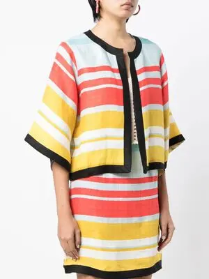 BAMBAH Striped Cairo Bolero