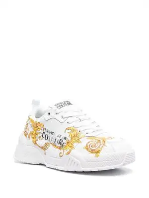 Versace Logo-print Sneakers - White