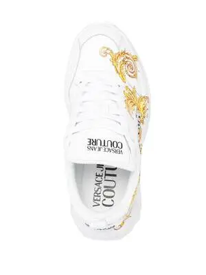 Versace Logo-print Sneakers - White