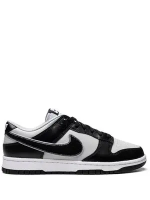 Nike Dunk Low Chenille Swoosh Sneakers - Black