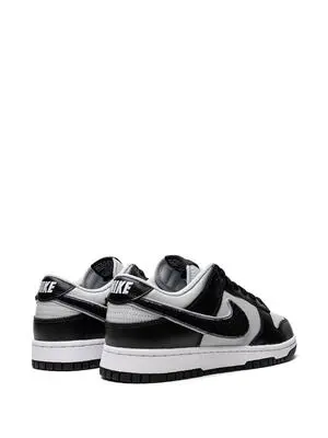 Nike Dunk Low Chenille Swoosh Sneakers - Black