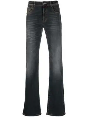 BILLIONAIRE Straight-leg Jeans With Logo Patch