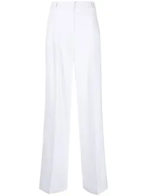 Michael Kors Wide-leg Tailored Trousers - White