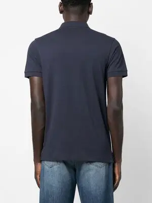 Sunspel Short-sleeve Cotton Polo Shirt - Blue