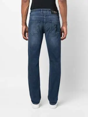 BILLIONAIRE Straight-leg Jeans With Embroidered Logo